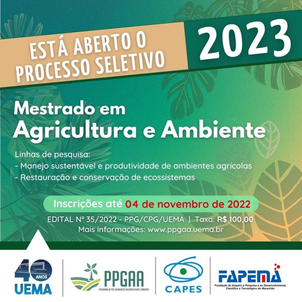 EDITAL N.º 35/2022-PPG/CPG/UEMA – PROGRAMA DE PÓS-GRADUAÇÃO EM ... EDITAL N.º 35/2022-PPG/CPG/UEMA – PROGRAMA DE PÓS-GRADUAÇÃO EM ...